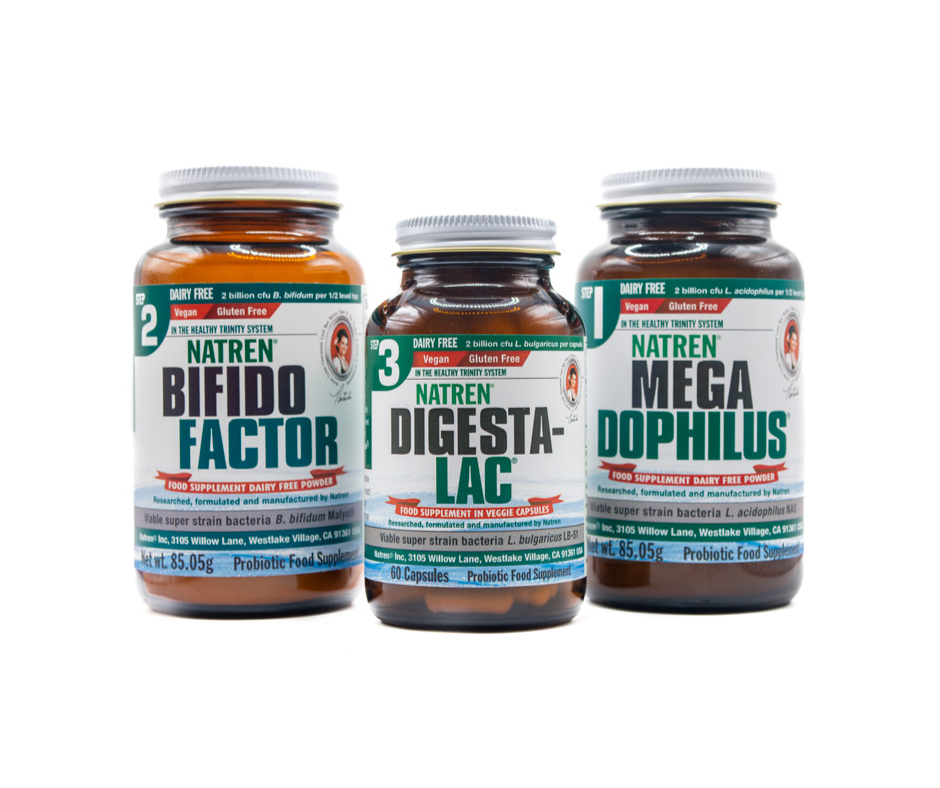 Healthy Trinity System (Dairy Free Powder and Capsules) – Natren EU